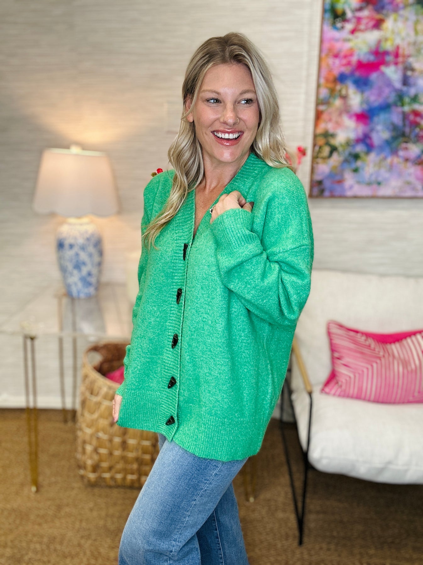 The Toggle Cardigan-2 Colors – THE POLKADOT ALLEY LLC.